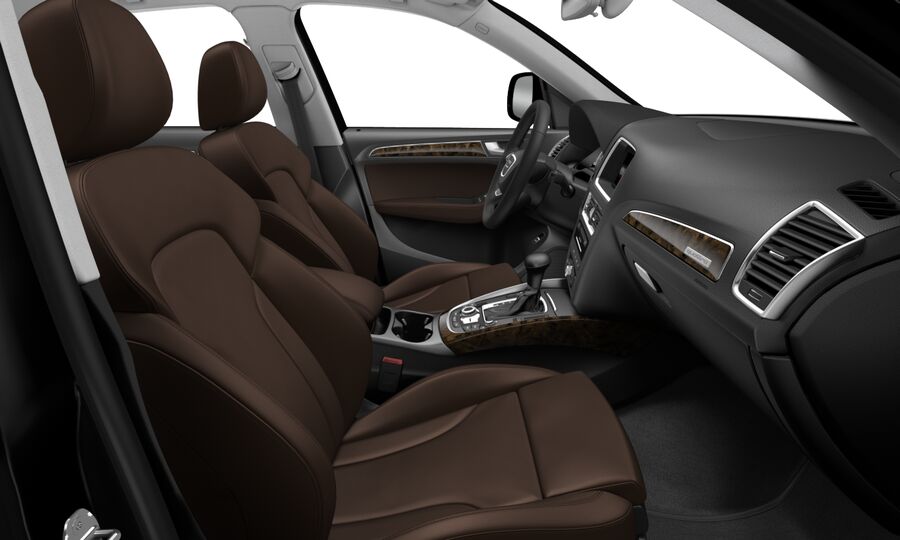 anyone have pics of matte wood trim on a q5 or sq5 with brown interior